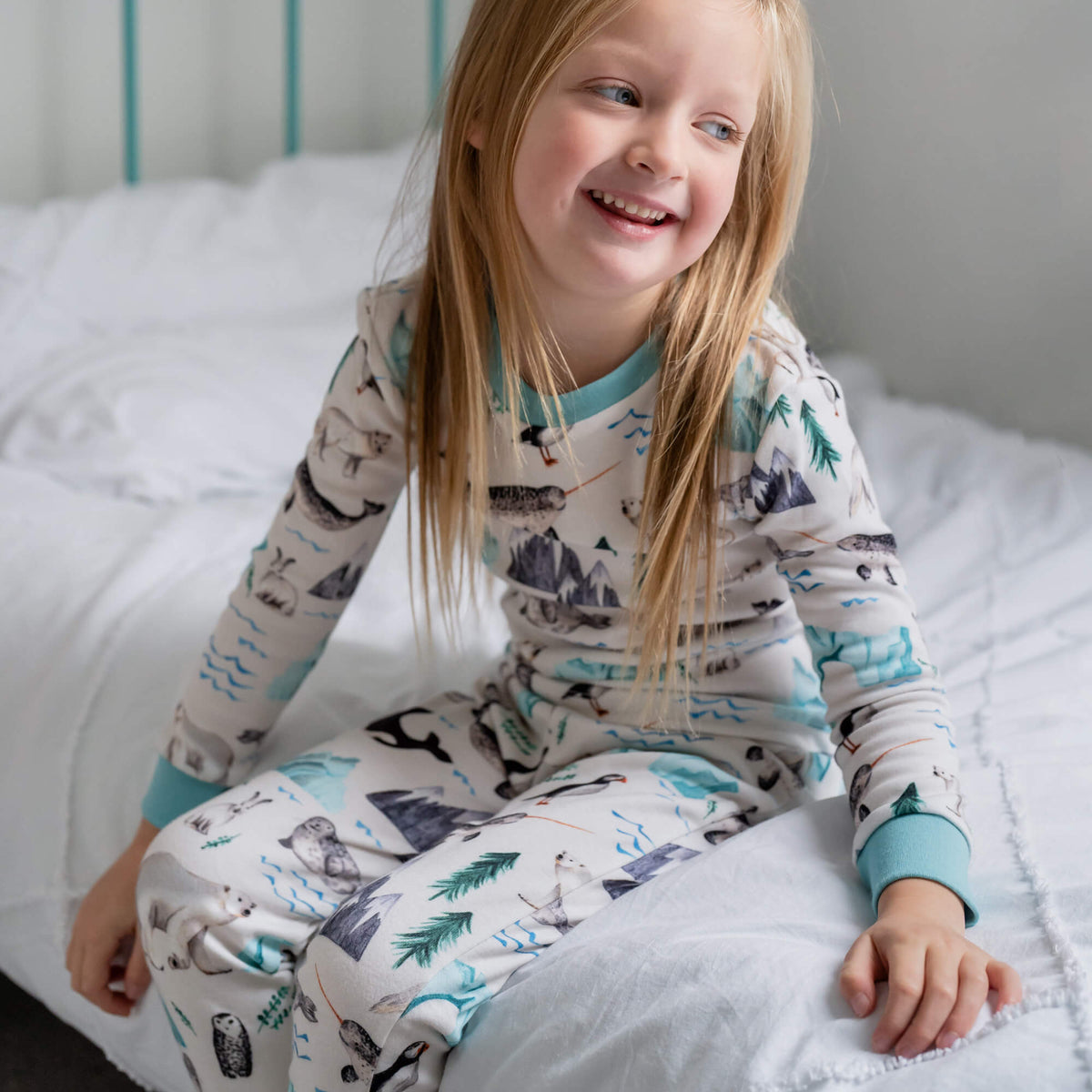 Baby & Children's Super Soft Bamboo & Organic Cotton Pyjamas - Arctic ...