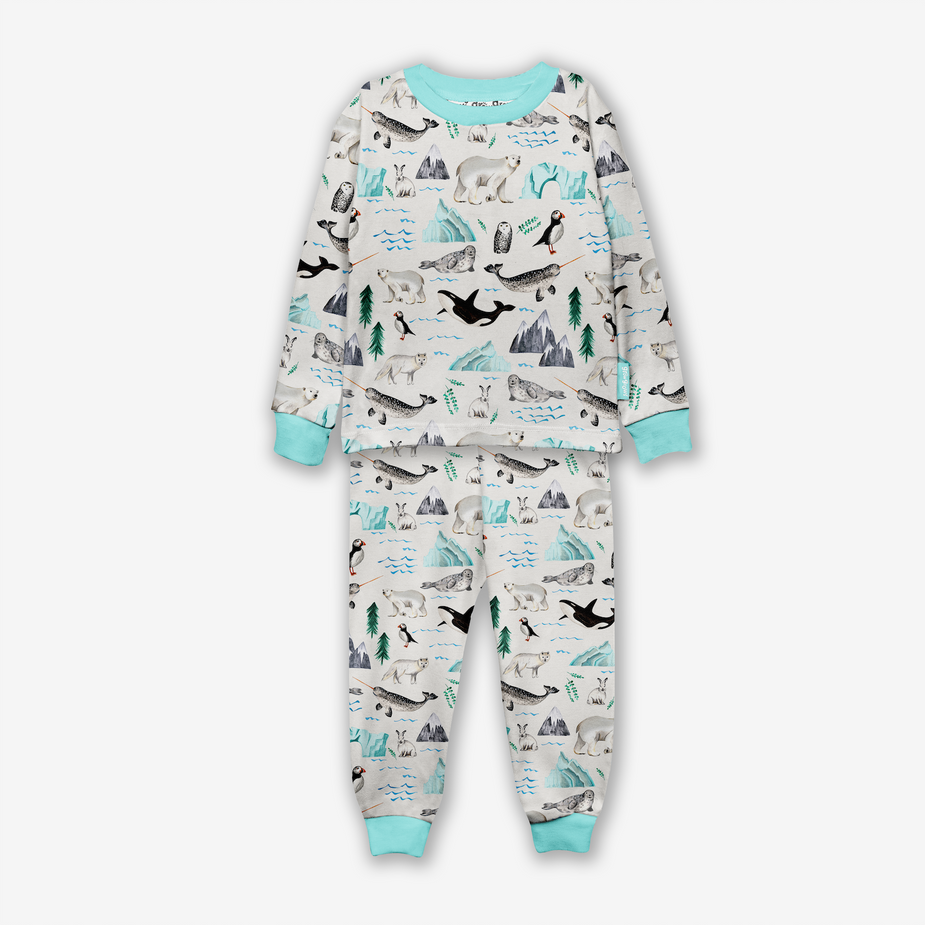 Baby & Children's Super Soft Bamboo & Organic Cotton Pyjamas - Arctic ...
